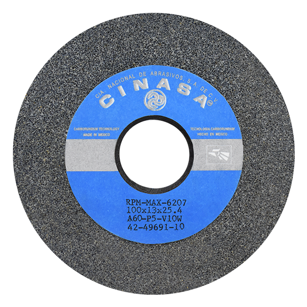 Rueda Abrasiva Vitrificada, Artículo 42 | CINASA