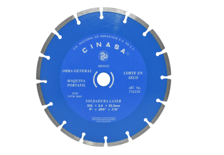 Disco Diamante Segmentado para Obra General Corte Seco, Artículo 736330 ...